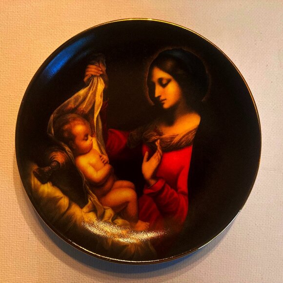 TBN | Holiday | Tbn Vintage Jesus Mary Christmas 998 Collectible Plate ...